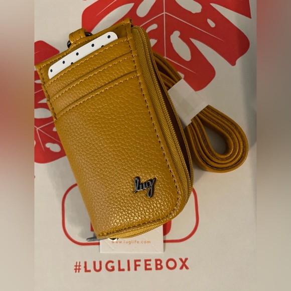 lug | Bags | New Lug Twister Classic Vl Rfid Wallet Lanyard Amber ...
